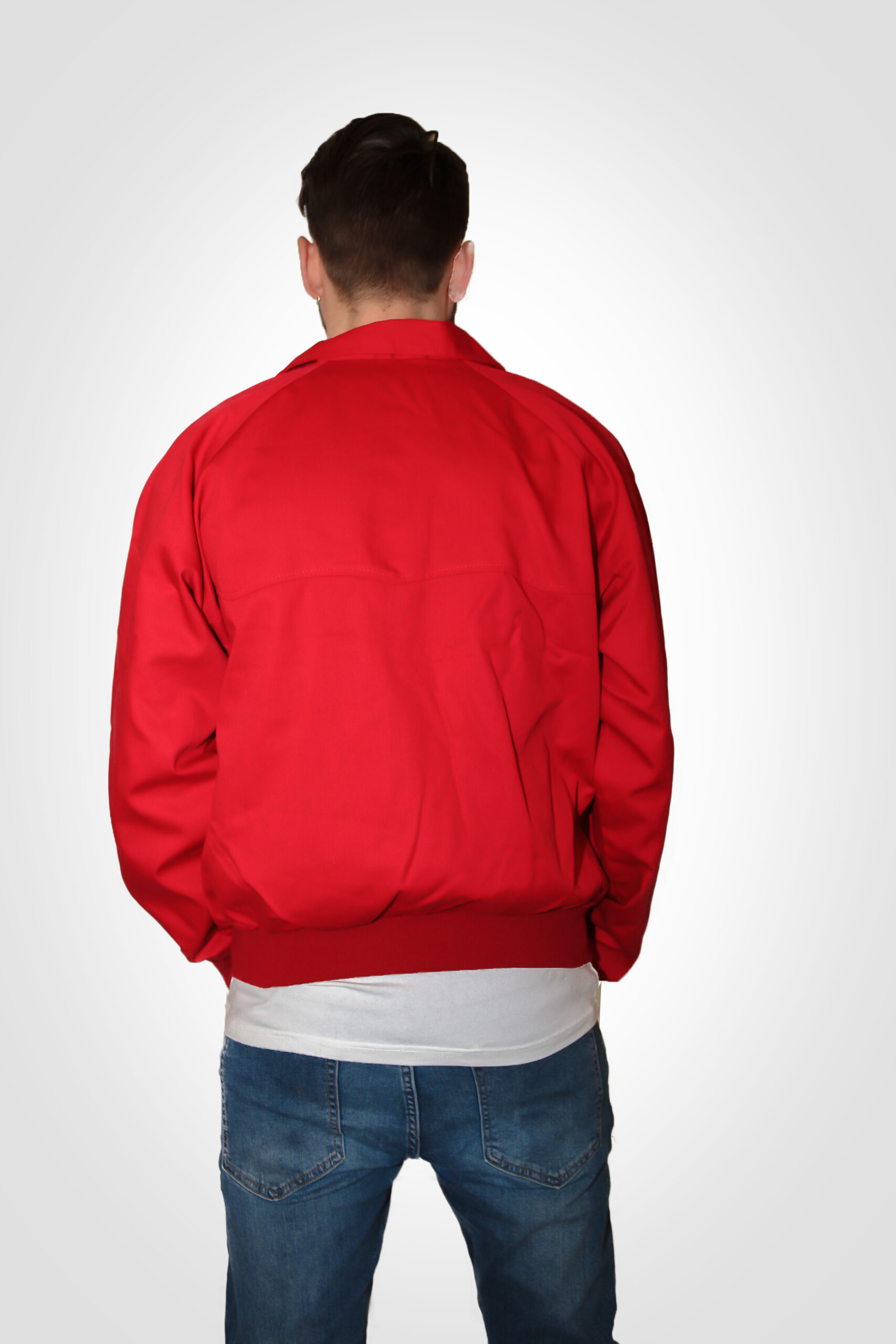 Harrington Jacket Red Combat Classic 237, Made in England - Bennevis ...